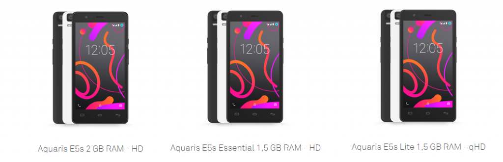 BQ Aquaris E5S, tenemos nuevo miembro en la familia BQ