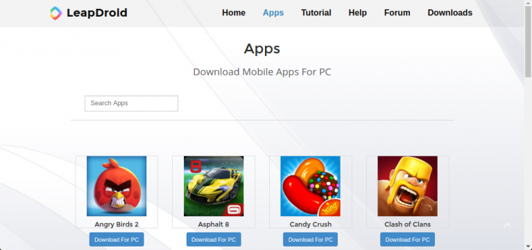 LeapDroid: potente emulador Android.