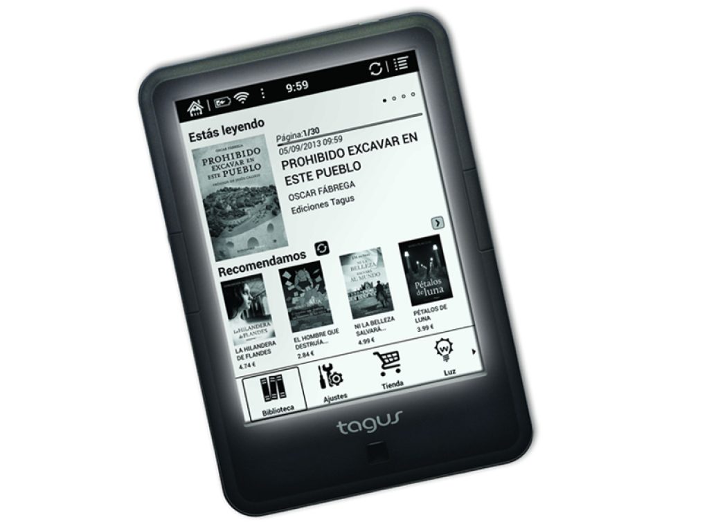 Tagus Lux, uno de los mejores eBooks baratos con luz