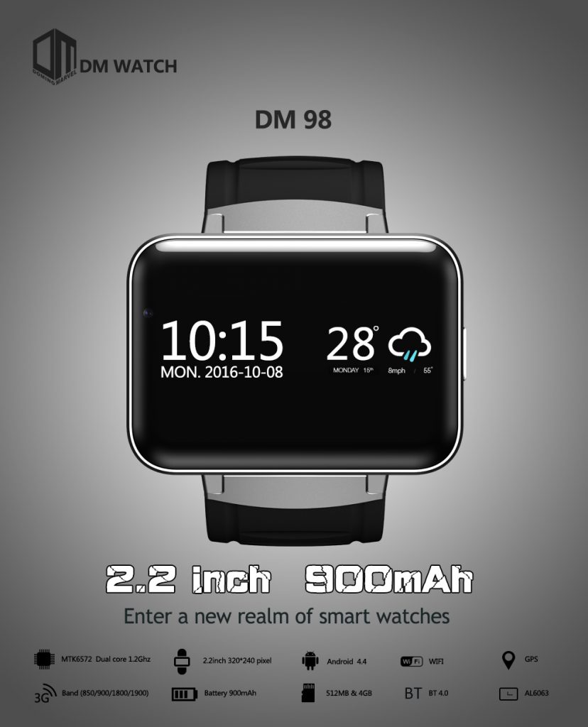 DOMINO DM98, analizamos este smartwatch con pantalla grande