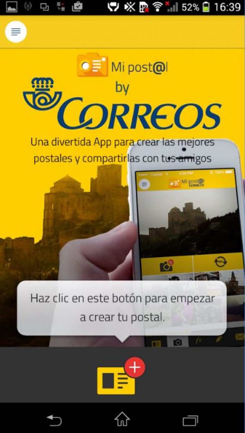 Mi Post@l, la app de Correos para mandar una postal física desde el móvil