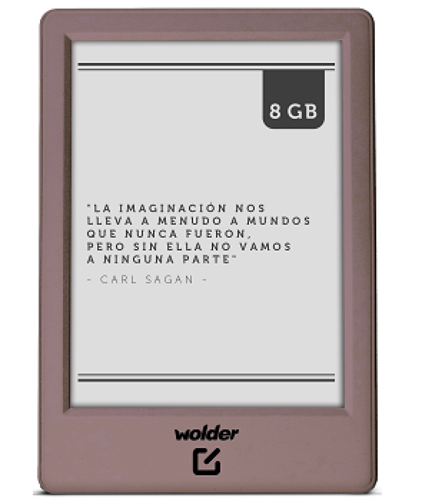 Wolder miBuk Mirage, eReader con luz integrada