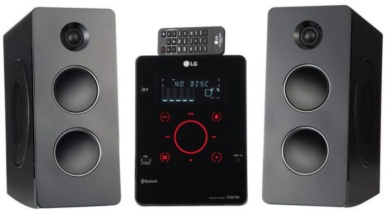 LG CM2760, conecta hasta 3 smartphones en esta microcadena bluetooth