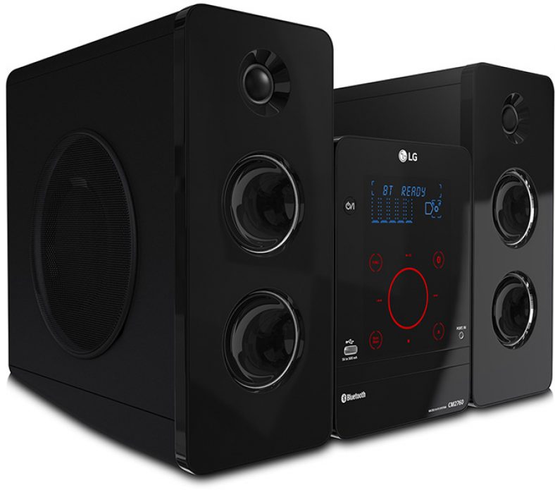 LG CM2760, conecta hasta 3 smartphones en esta microcadena bluetooth