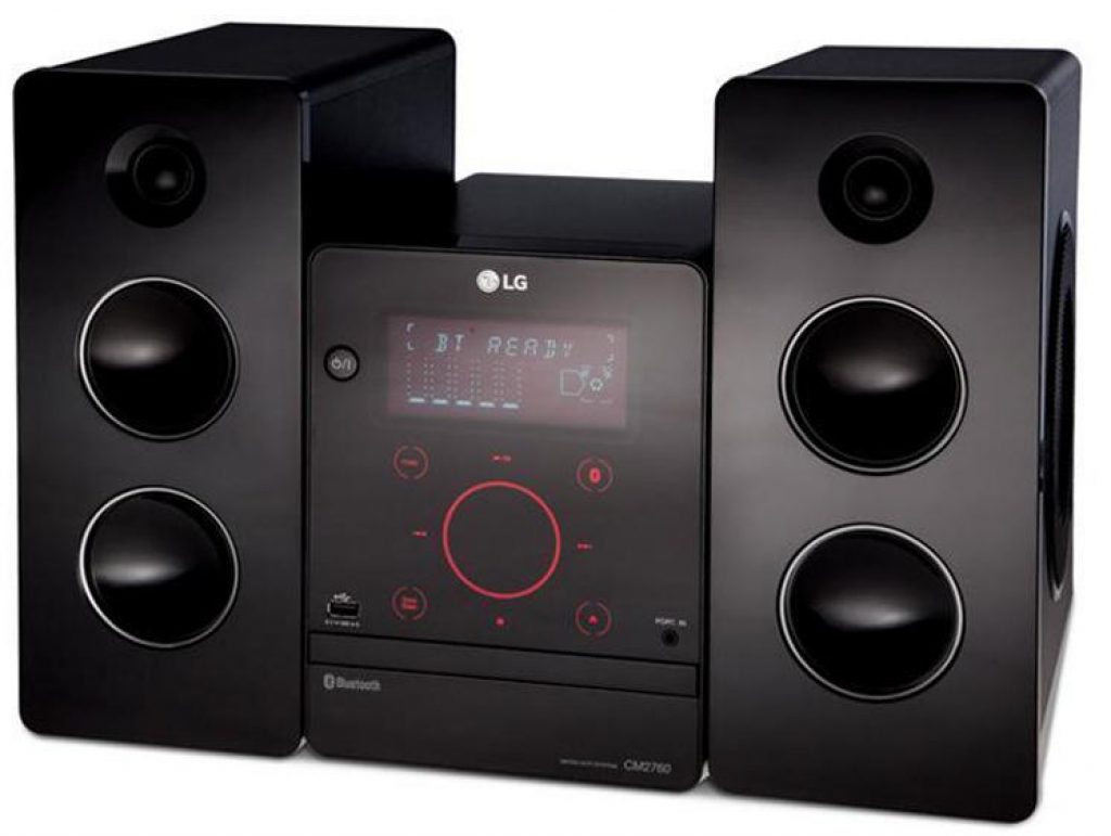 LG CM2760, conecta hasta 3 smartphones en esta microcadena bluetooth