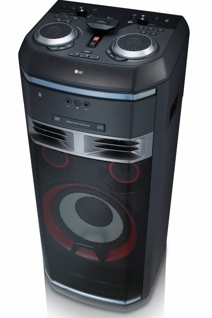 LG OK99, altavoz bluetooth de 1800W con controles de DJ