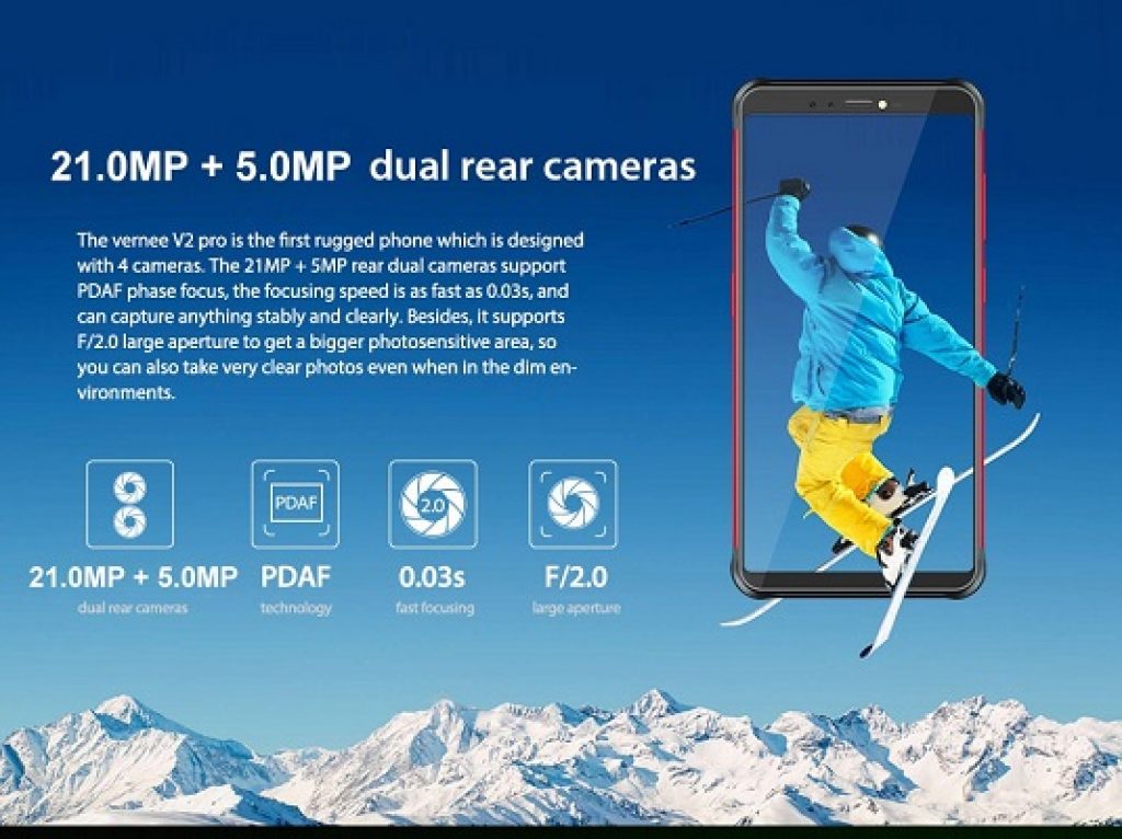 Vernee V2 Pro, un potente, resistente y atractivo Smartphone