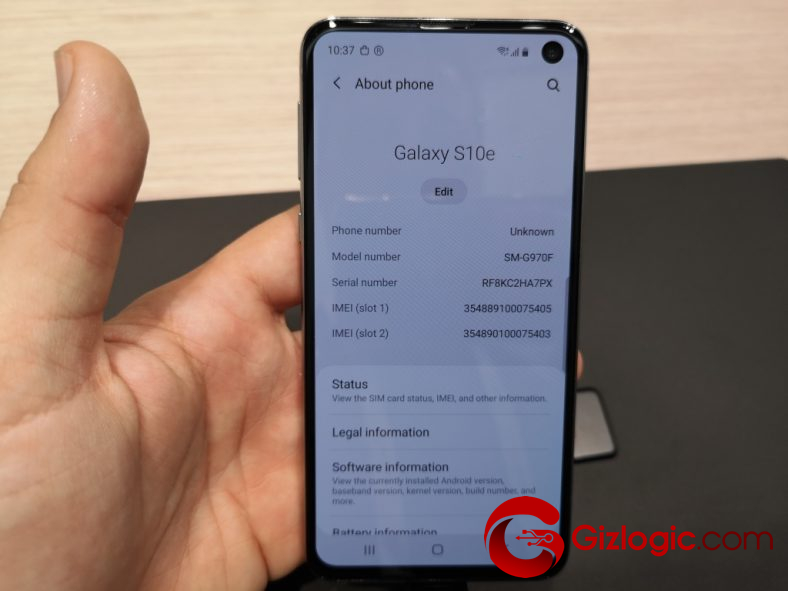 Samsung Galaxy S10e, el menor del buque insignia de Samsung