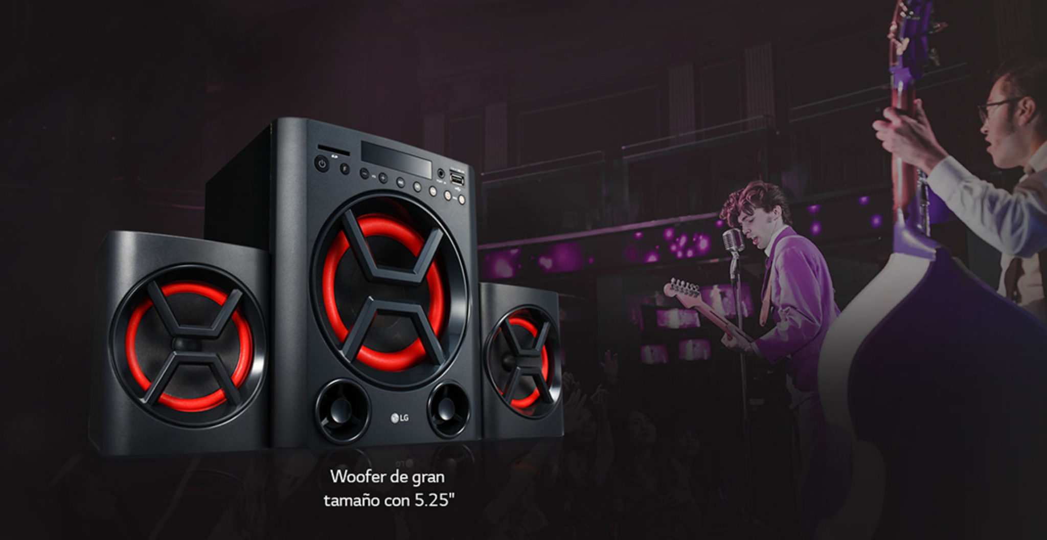 LG XBOOM LK72B, una microcadena asequible con control de bajos