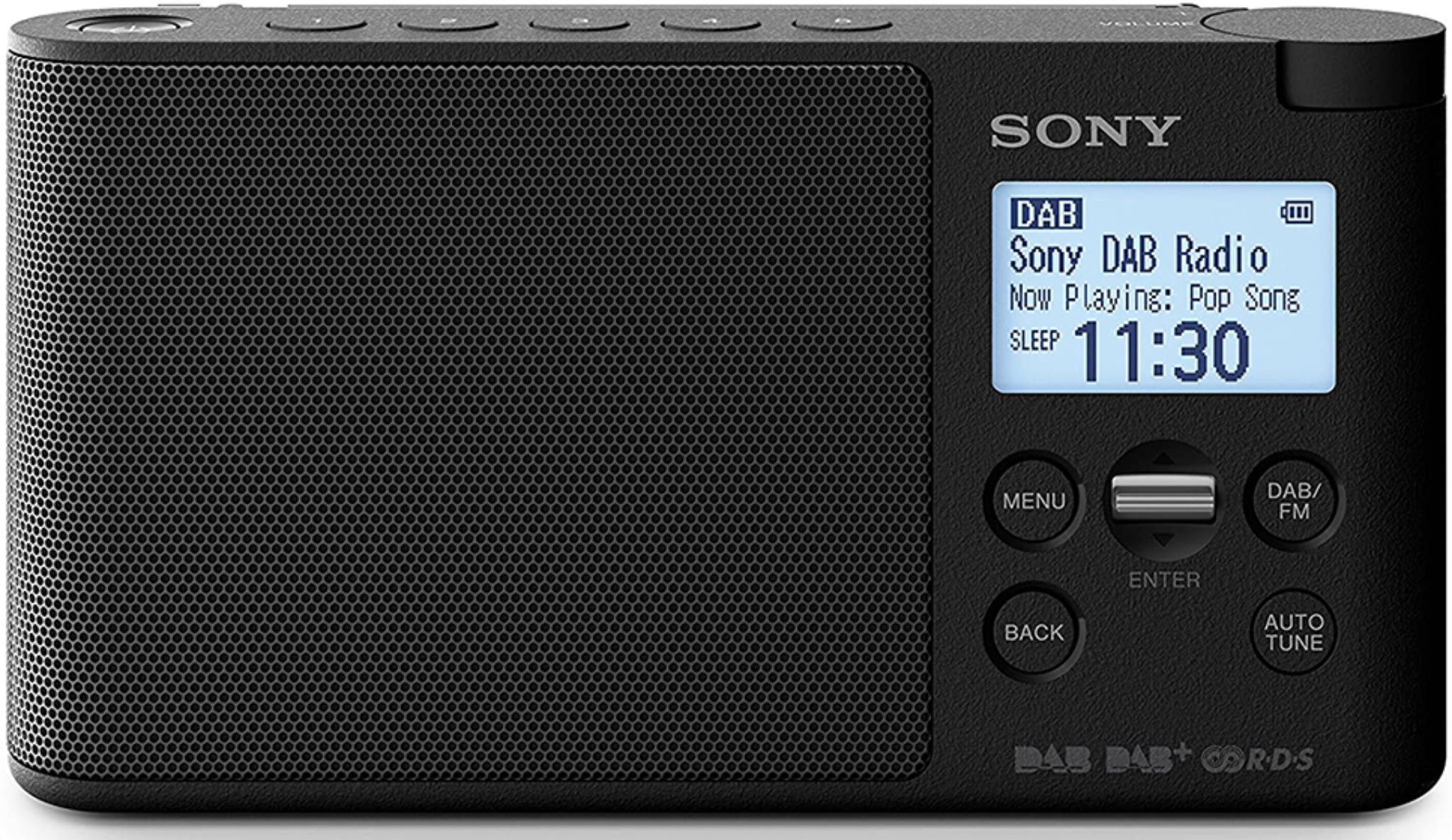 Sony XDR-S41D, radio DAB+ portátil con sello de calidad Sony