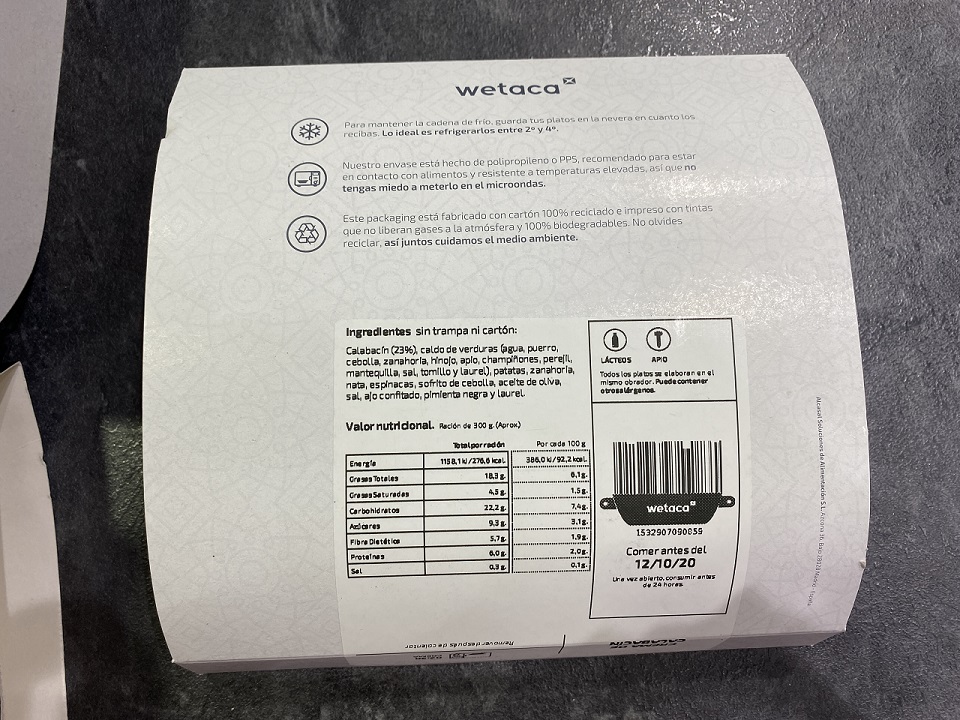 Wetaca: Opiniones del servicio de comida a domicilio, ideal si teletrabajas
