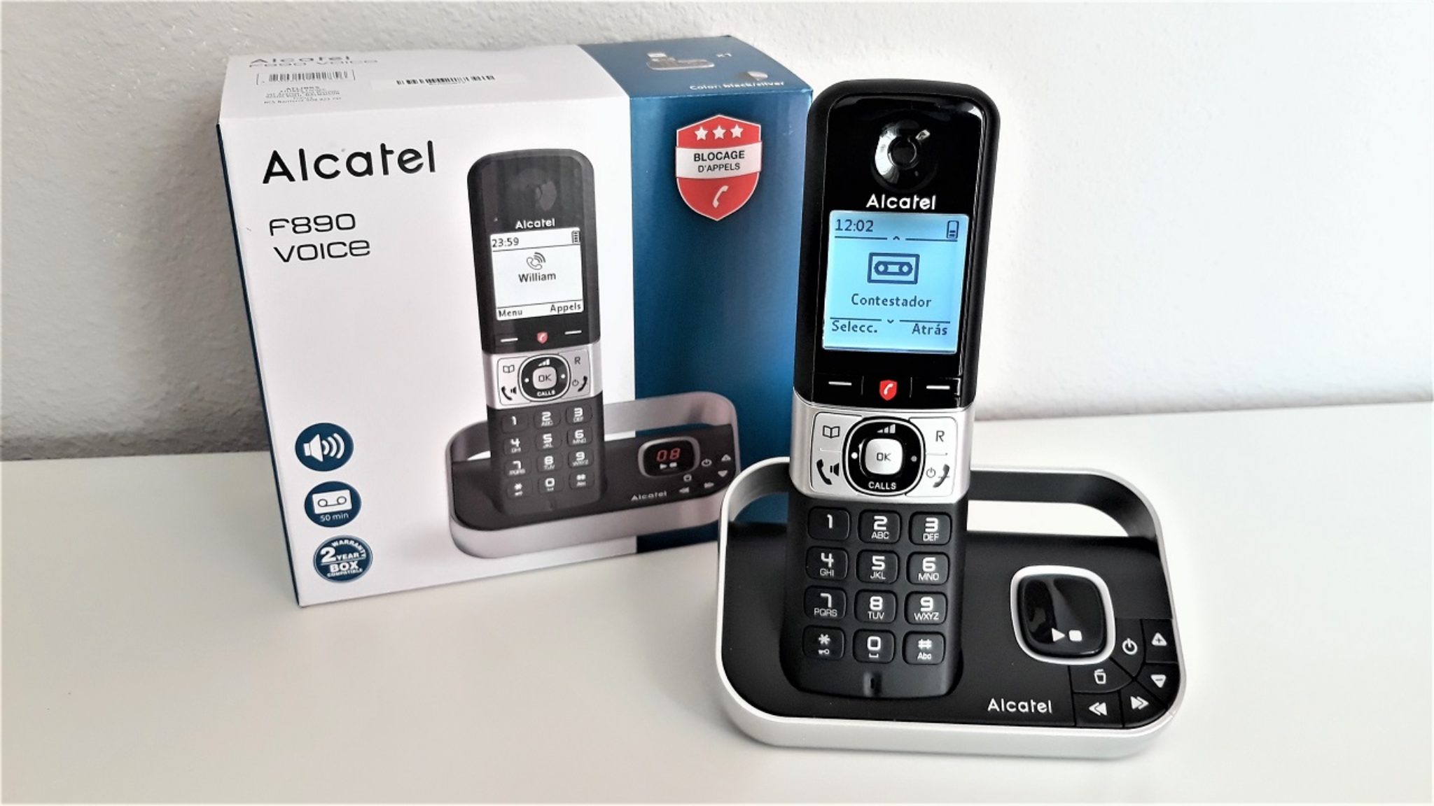 Alcatel F890, probamos este teléfono inalámbrico con bloqueo de llamadas