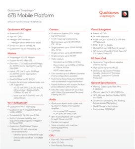 Qualcomm Snapdragon 678, así es el procesador de gama media de 2021