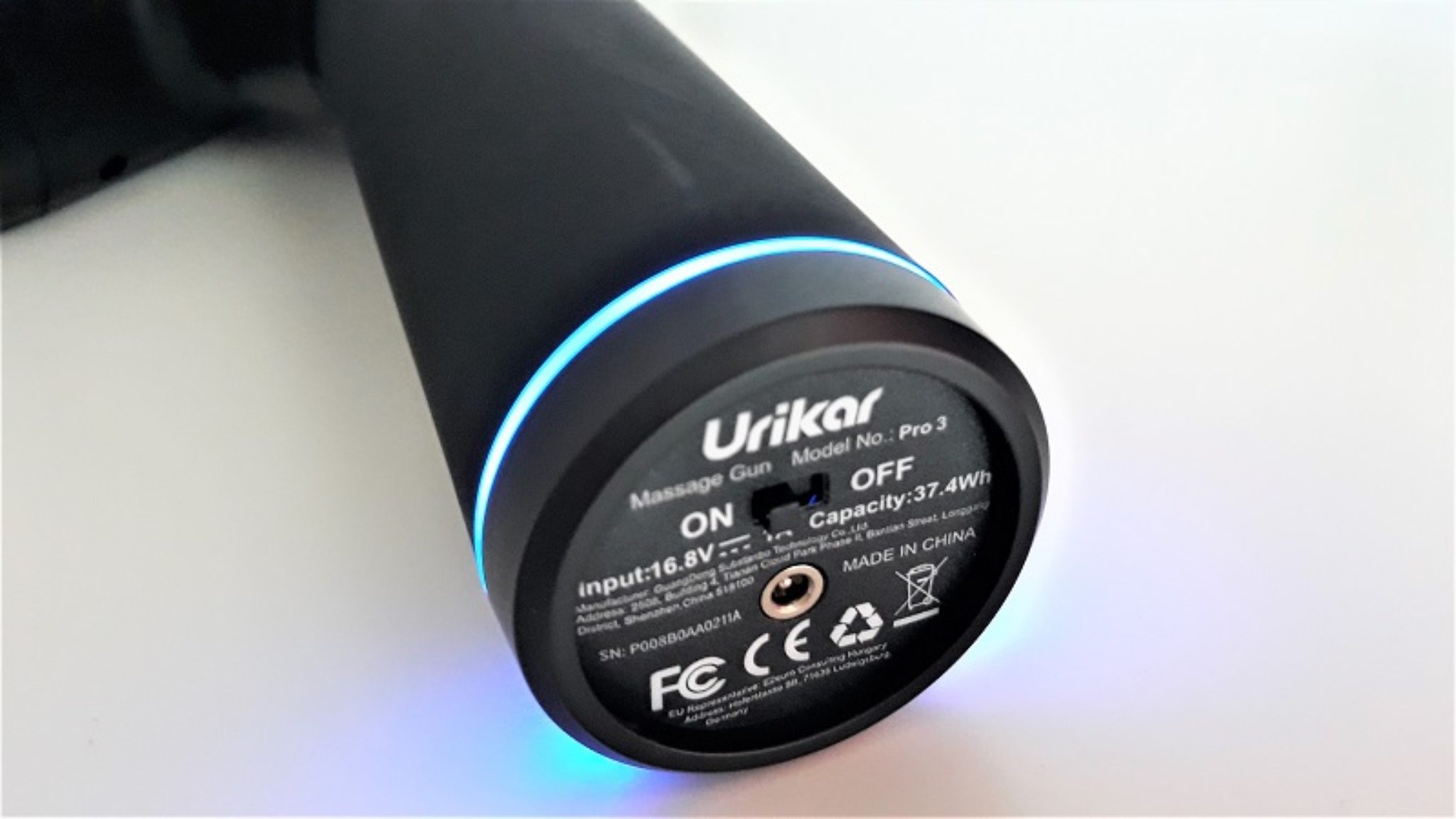 URIKAR Pro 3, probamos esta moderna pistola de masaje