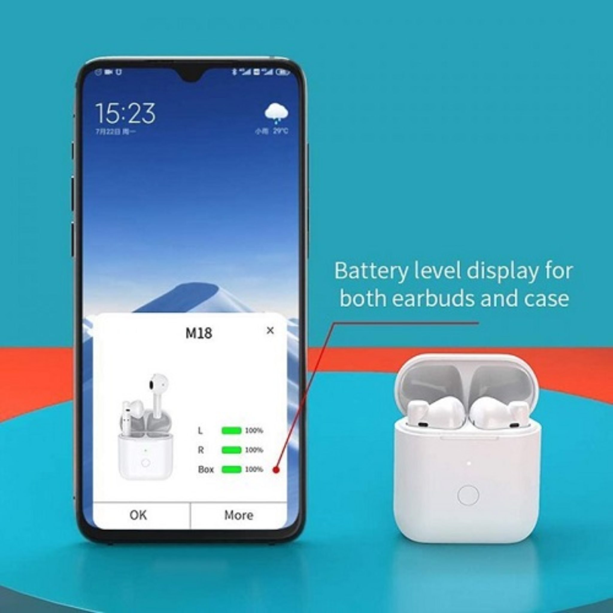 Xiaomi Youpin QCY-M18, auriculares tws baratos para comprar en España