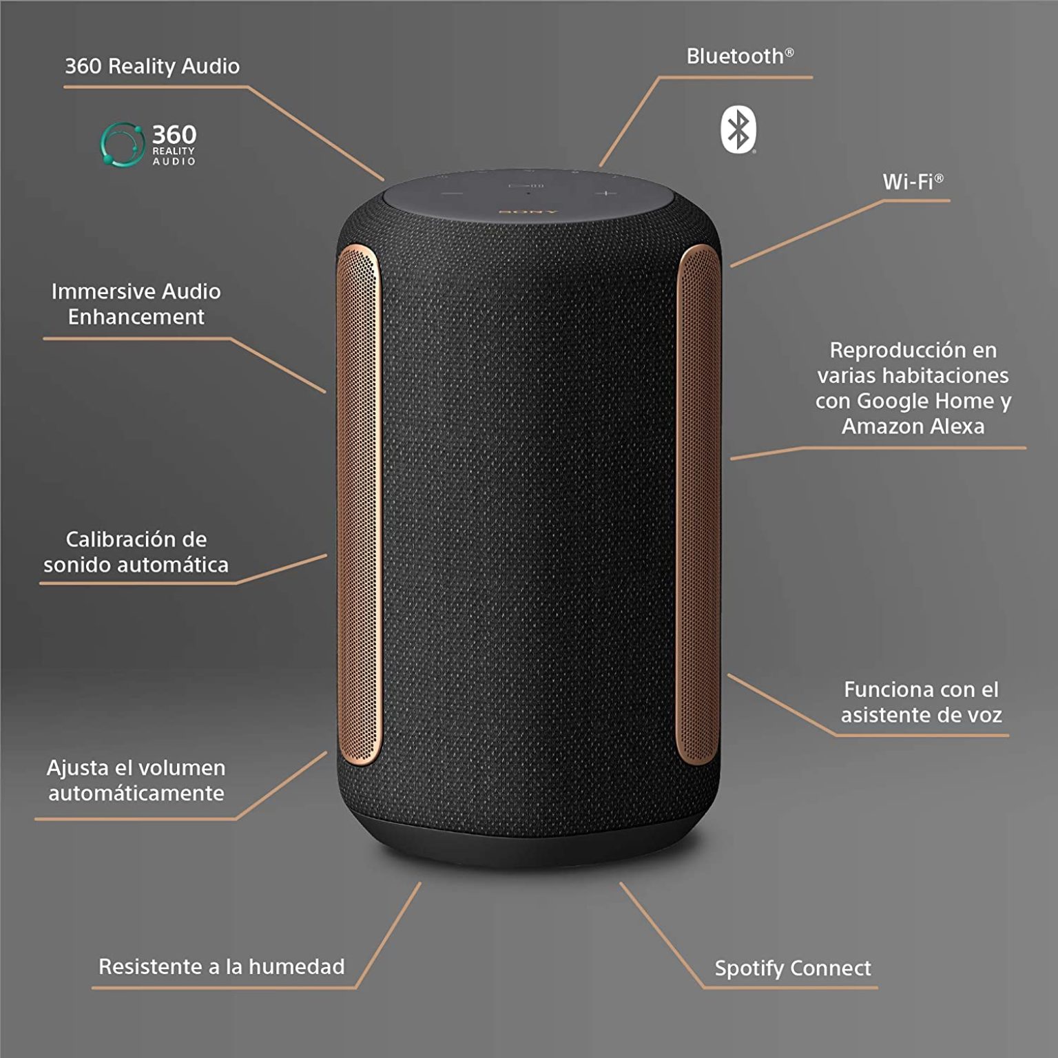 Sony SRS-RA3000, un equipo de sonido para ambientar cualquier salón