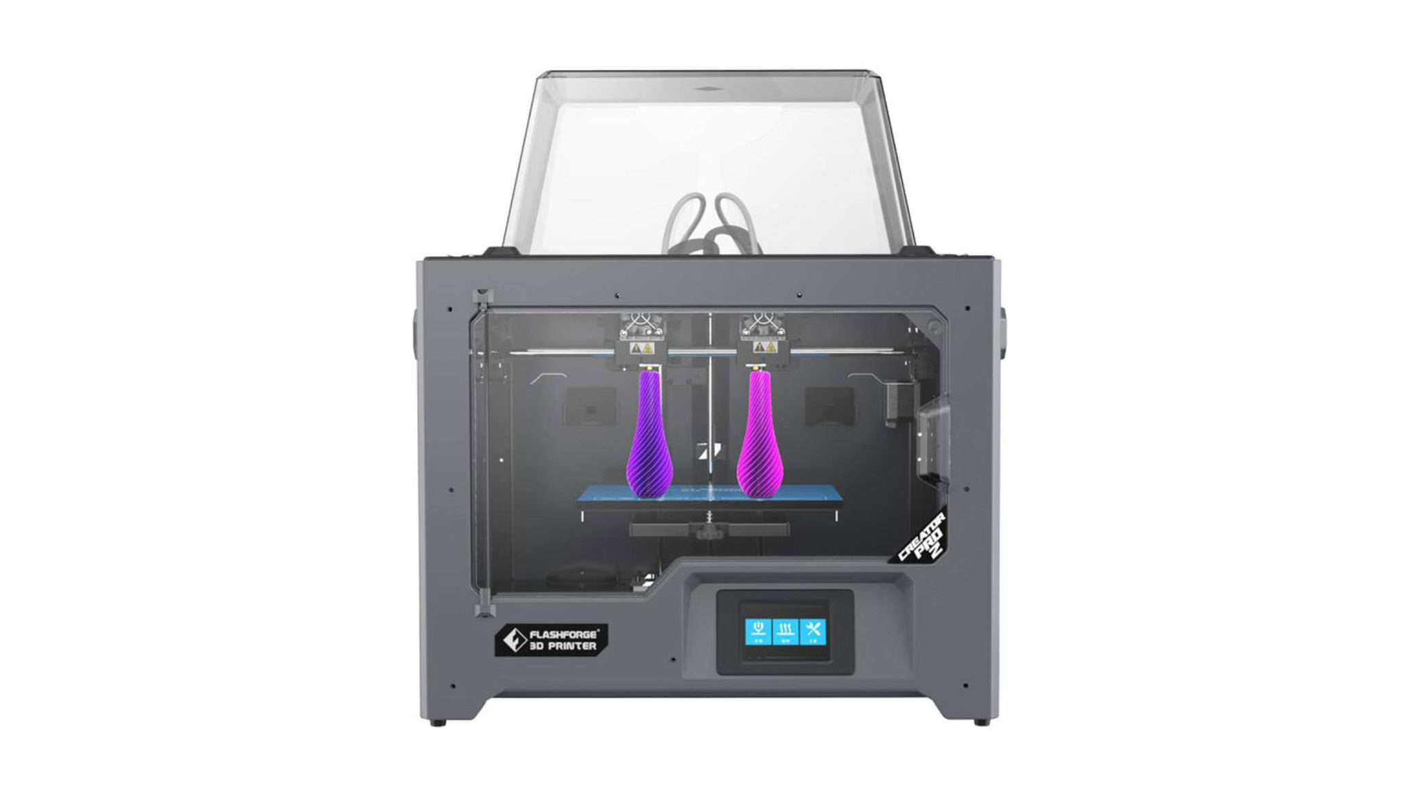 Flashforge Creator Pro 2, con sistema de extrusión dual independiente