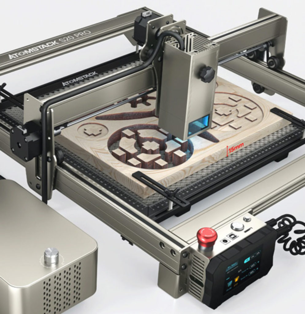 ATOMSTACK S20 Pro, grabadora láser poderosa con asistencia de aire