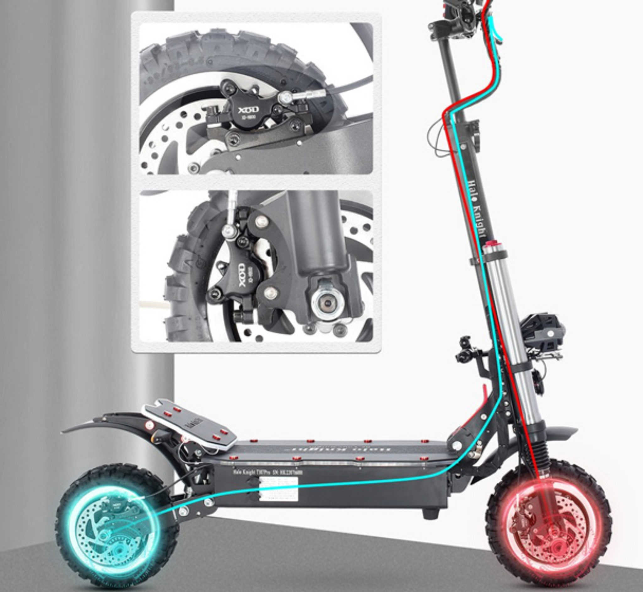 Halo Knight T107 Pro, un monstruoso patinete eléctrico de primera