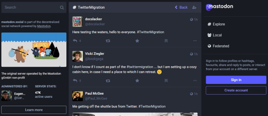 Mastodon, la red social que quiere desplazar a Twitter