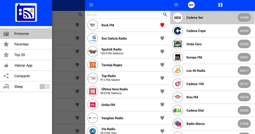 Las mejores apps para oír las emisoras de radio FM de tu preferencia