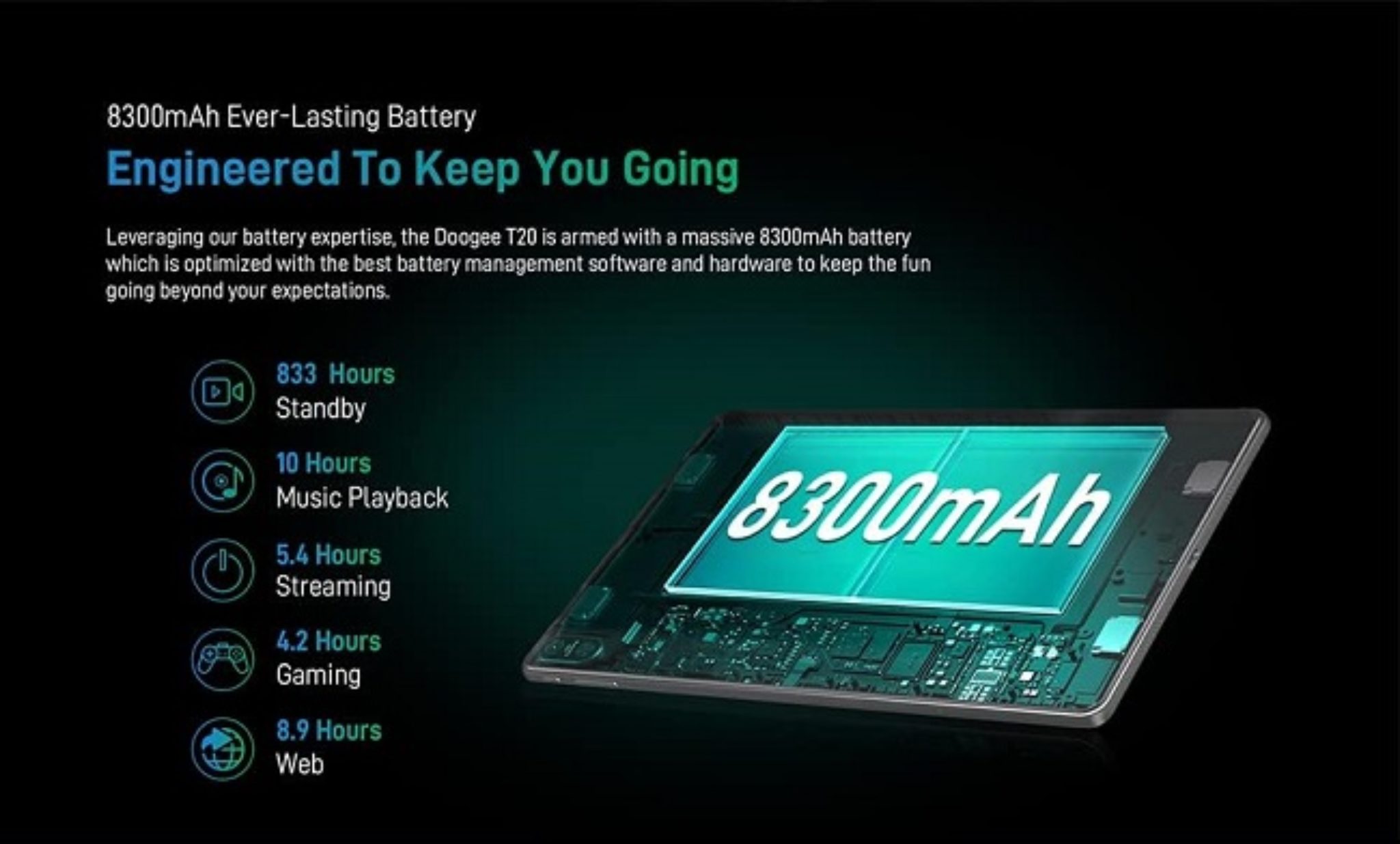 Doogee T20, una tablet de gama media muy confiable