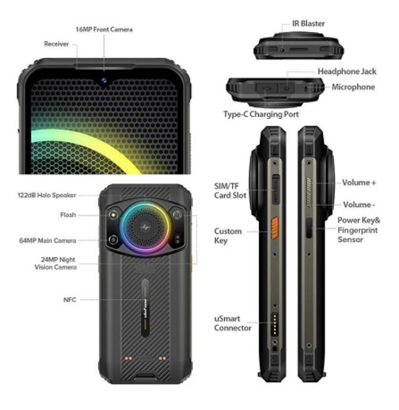 Ulefone Armor 21, teléfono resistente con iluminación RGB