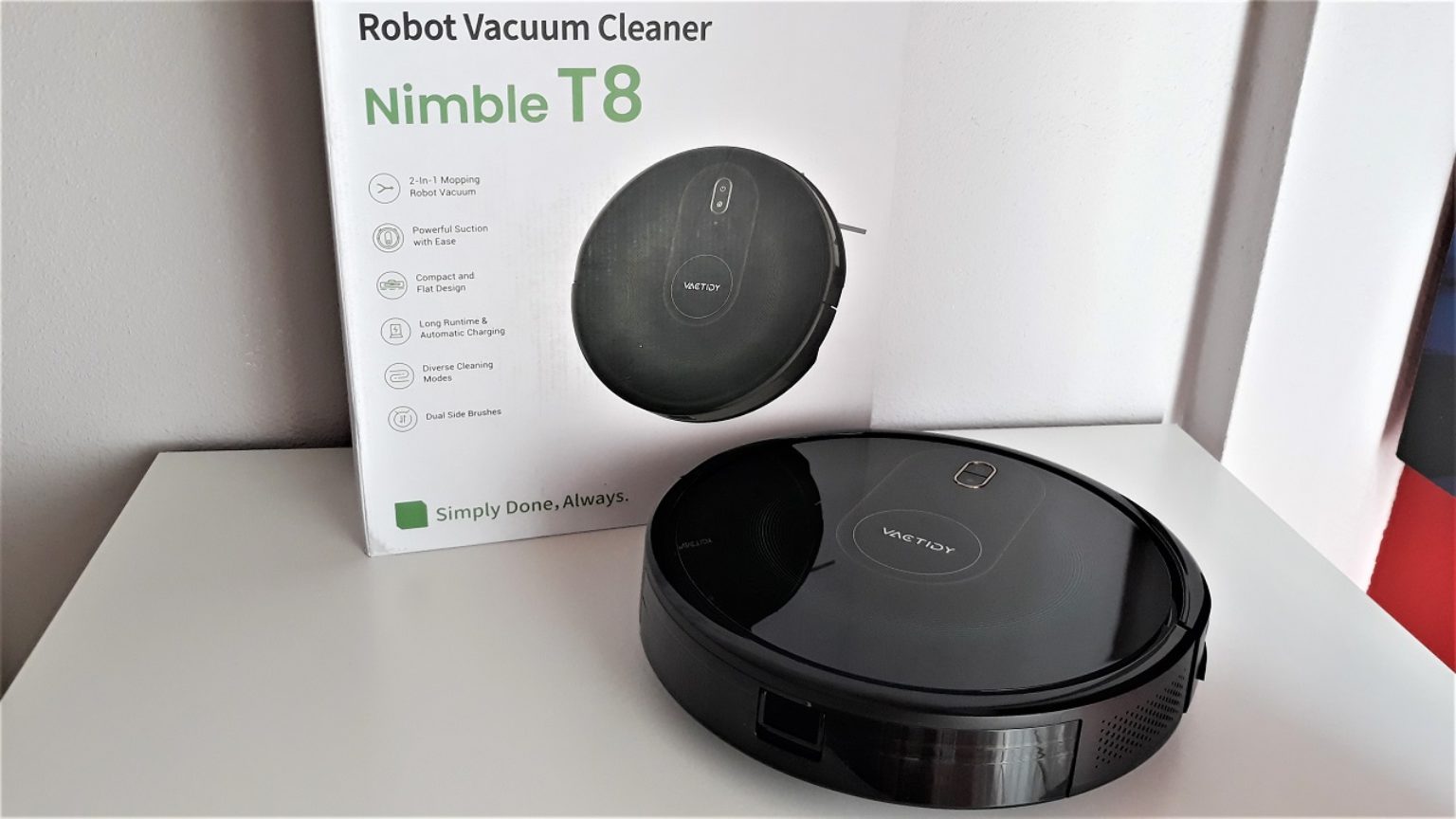 Vactidy Nimble T8, probamos este robot aspirador 2 en 1