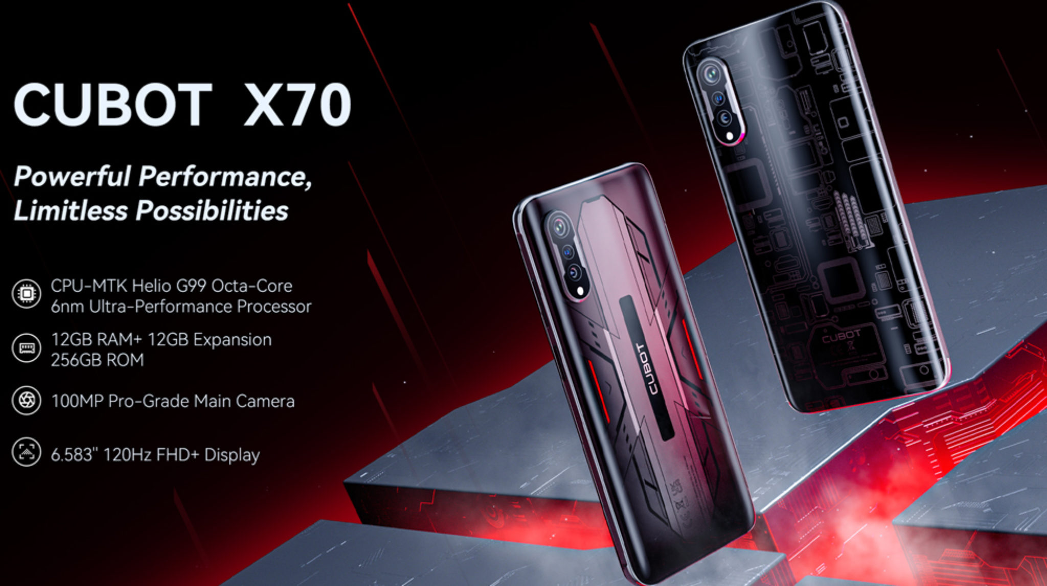 Cubot X70, un atrevido móvil que estremece la gama media